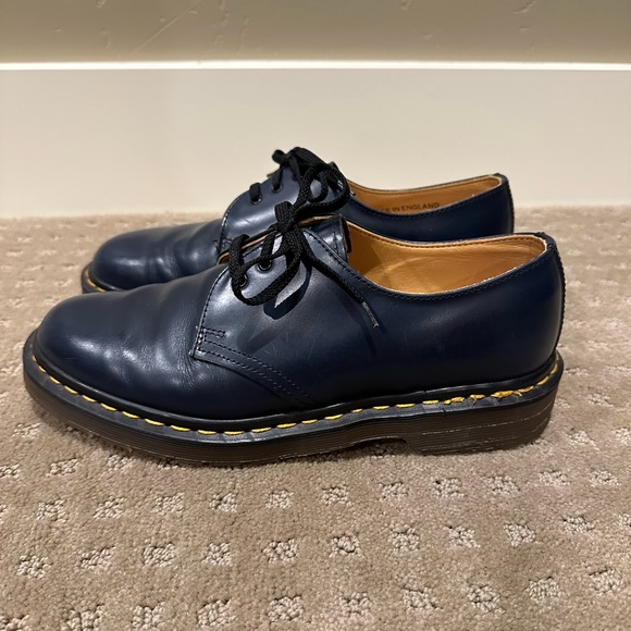Dr. Martens | Shoes | Vintage Doc Marten Loafers Low Rise Navy Blue ...
